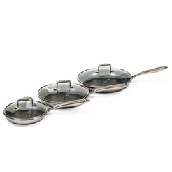 VERTEX Cookware 3 Pan Set: Elevate Your Culinary Game – Osa Living